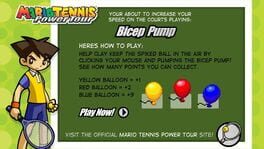 Mario Tennis: Power Tour - Bicep Pump — Web App Game | Browser Craft