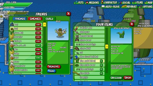 Helmet Heroes — Web Browser Game | Browser Craft