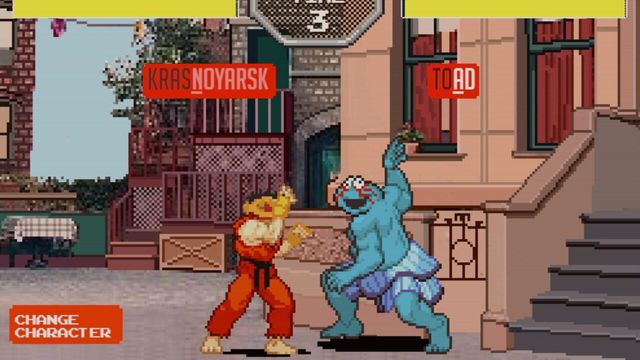 Sesame Street Fighter — Web Browser Game | Browser Craft